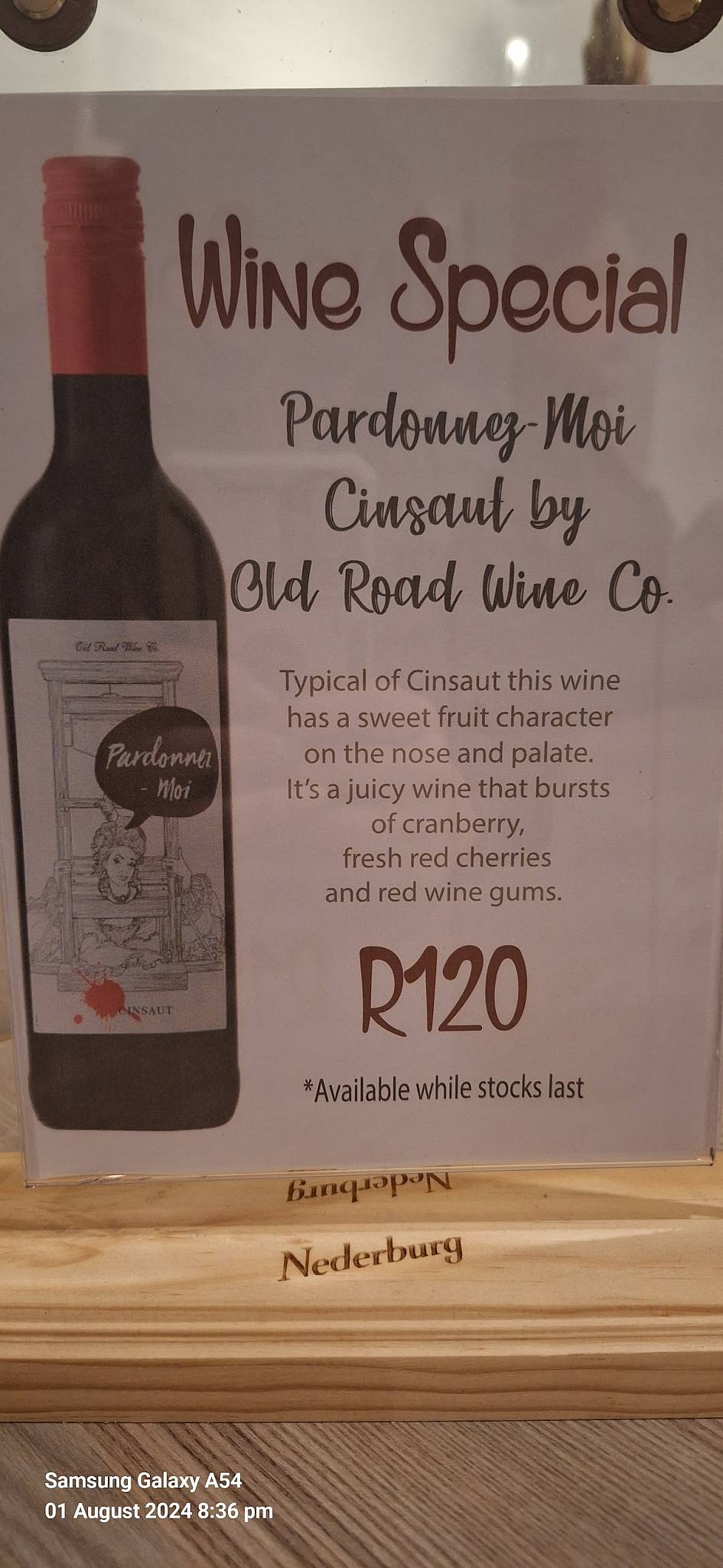 Menu at Farm 'n Sea Grillhouse restaurant, Vanderbijlpark