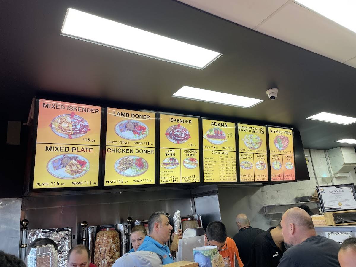 Menu at Katik Turkish Take Away fast food, Campbellfield