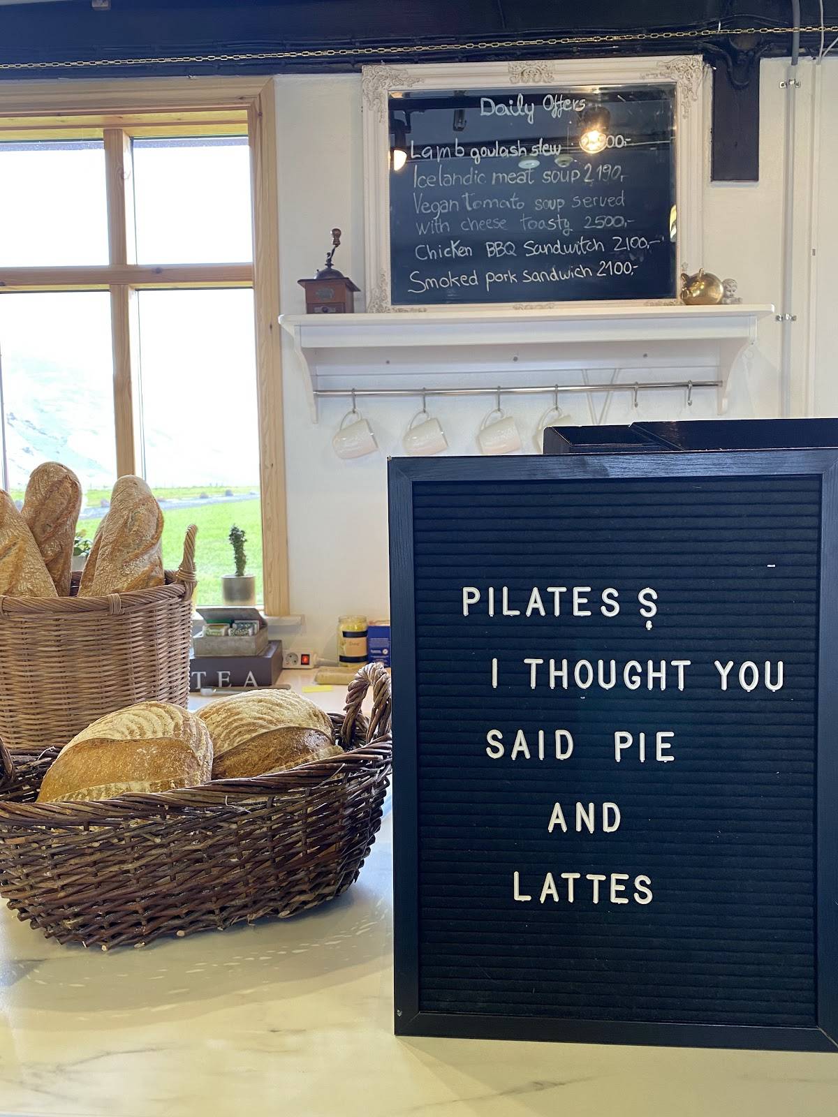 Speisekarte von Faxi Bakery, Island