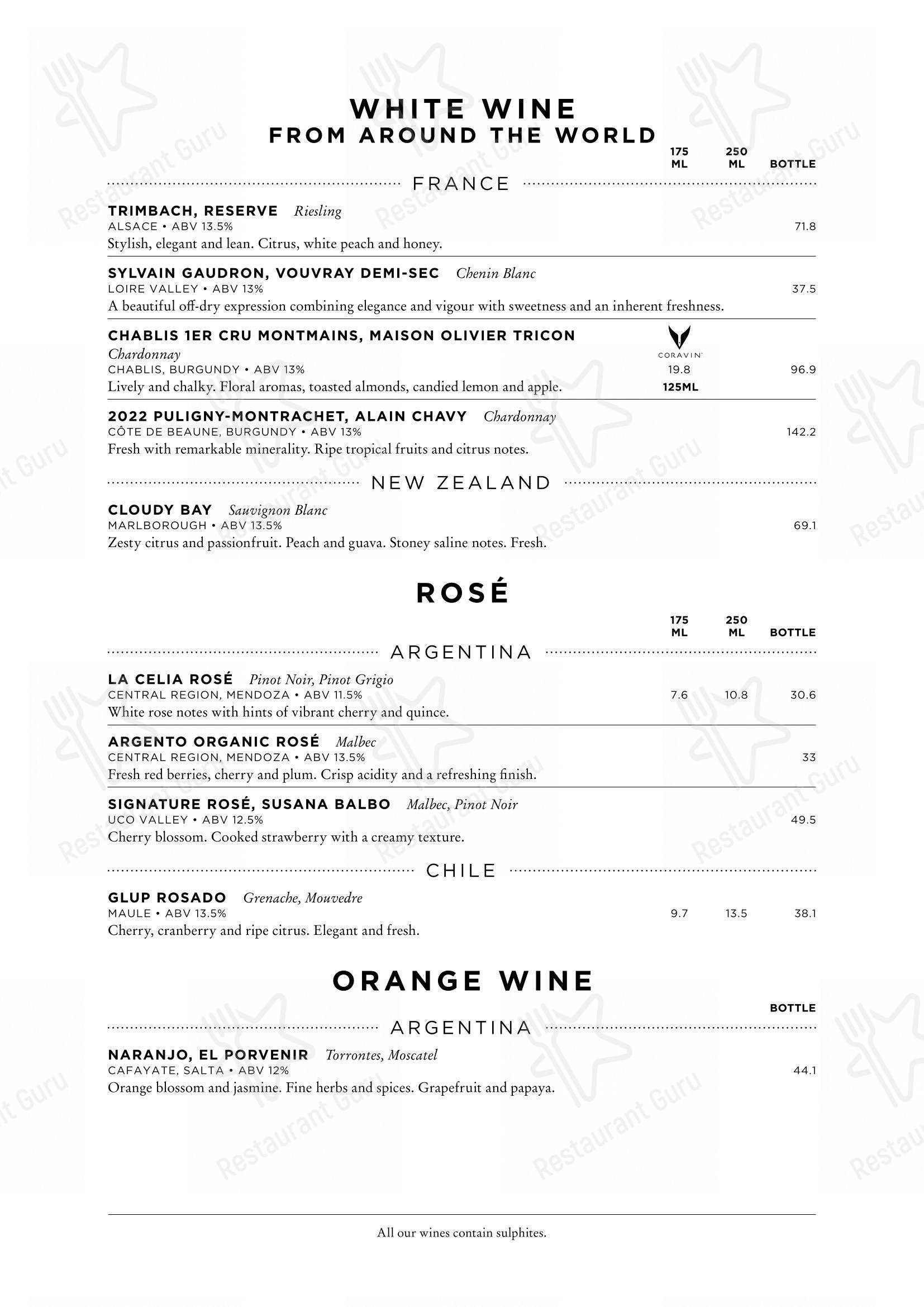 Menu at Fazenda Rodizio Bar & Grill Manchester, Manchester