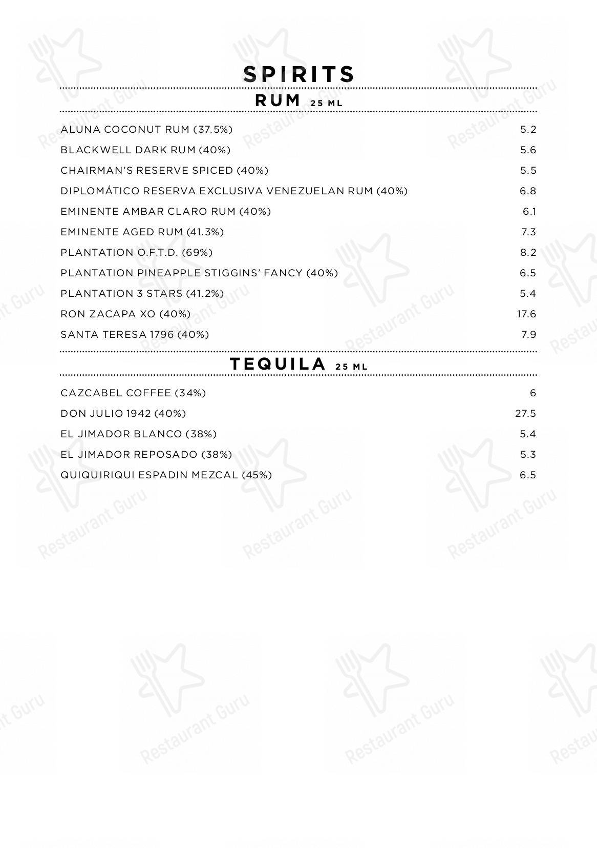 Menu at Fazenda Rodizio Bar & Grill Manchester, Manchester