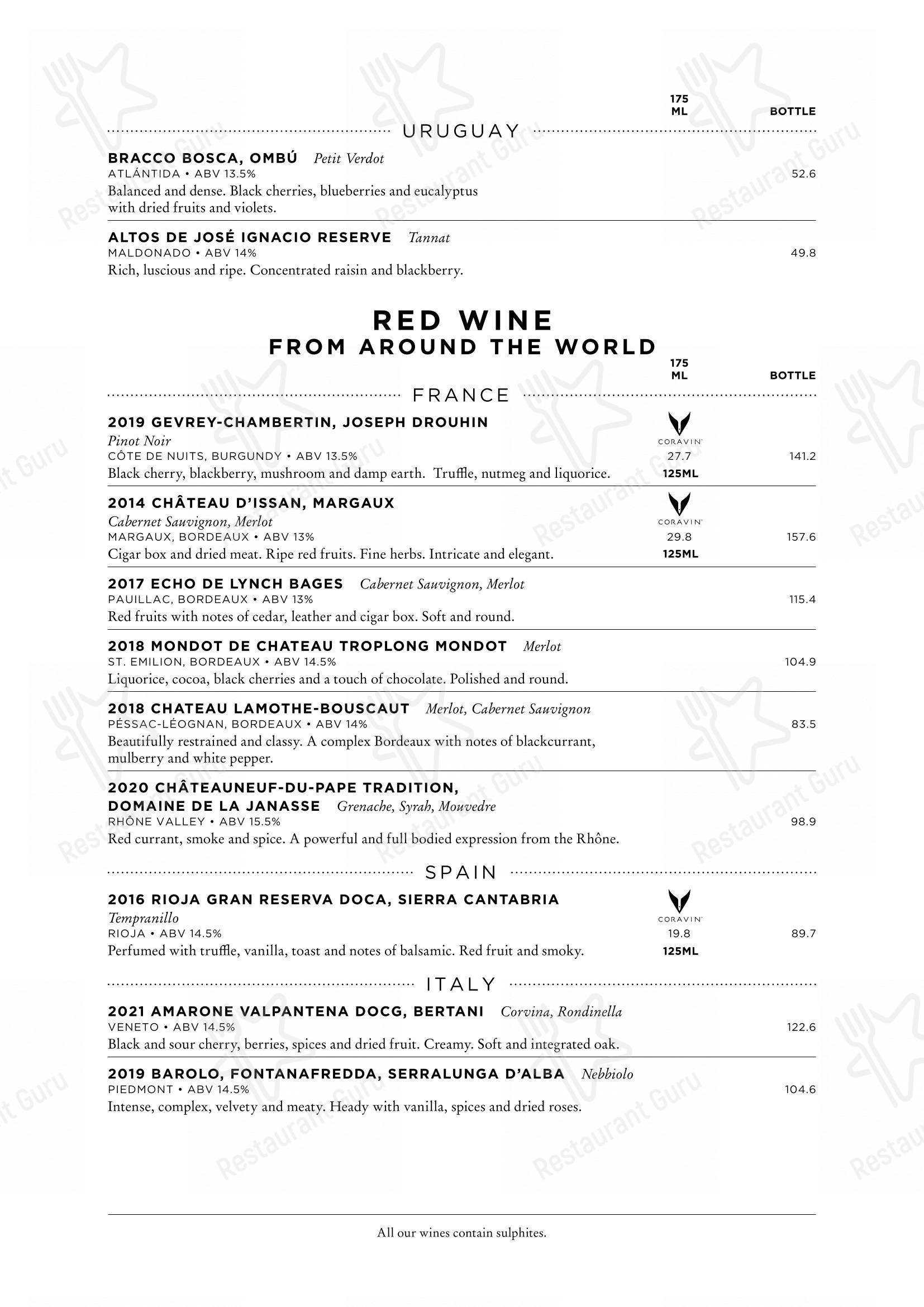 Menu at Fazenda Rodizio Bar & Grill Manchester, Manchester