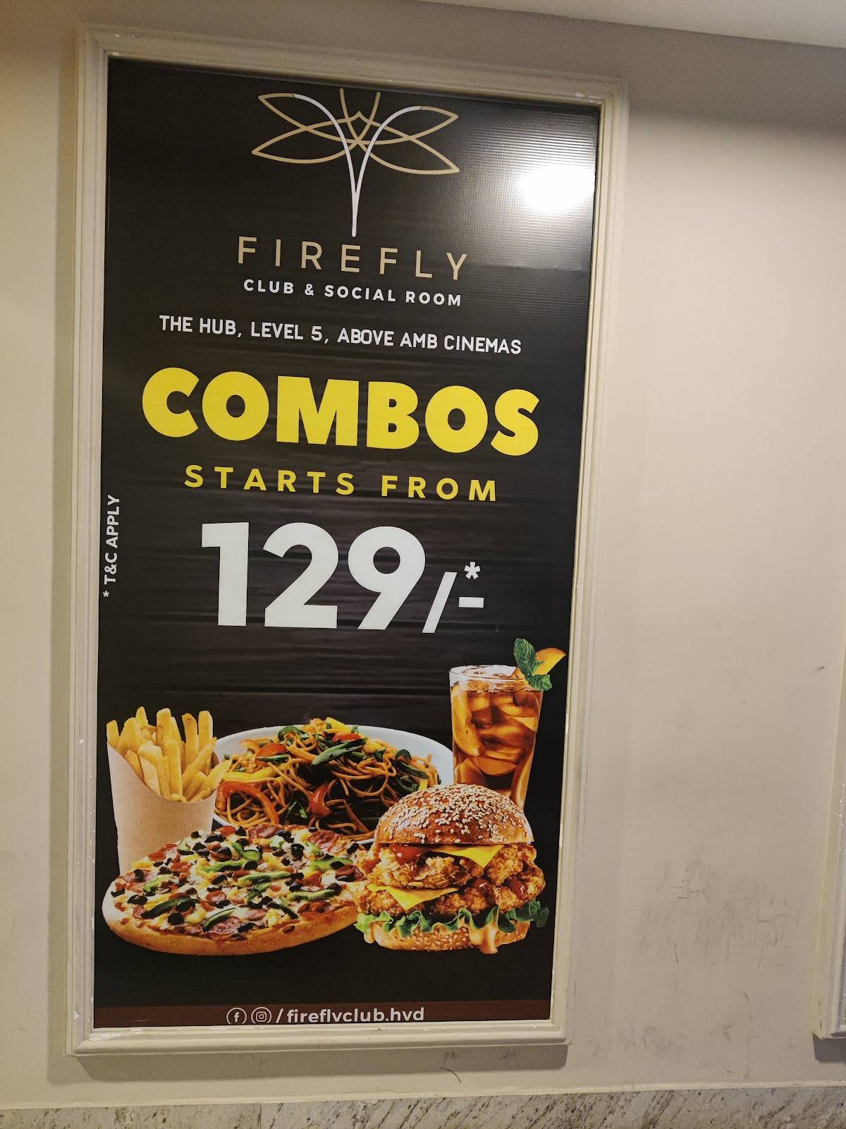 Menu at Firefly Club & Social Room, Hyderabad