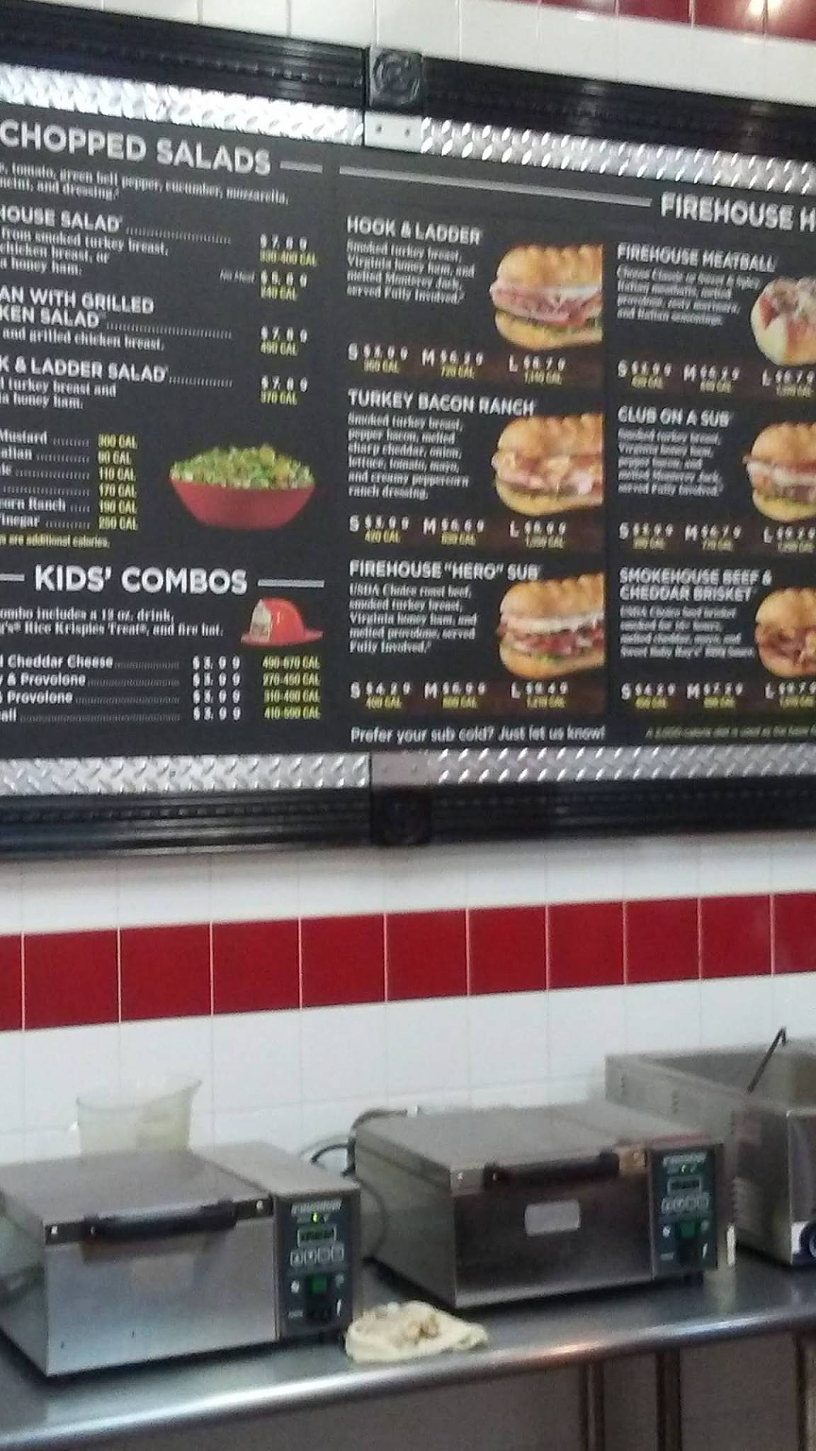 Menu at Firehouse Subs Meyerland fast food, Houston, 170 Meyerland Plz