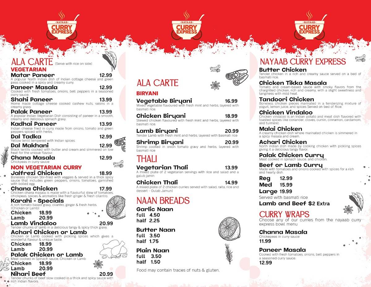 Menu at Flavor Town restaurant, Port Colborne