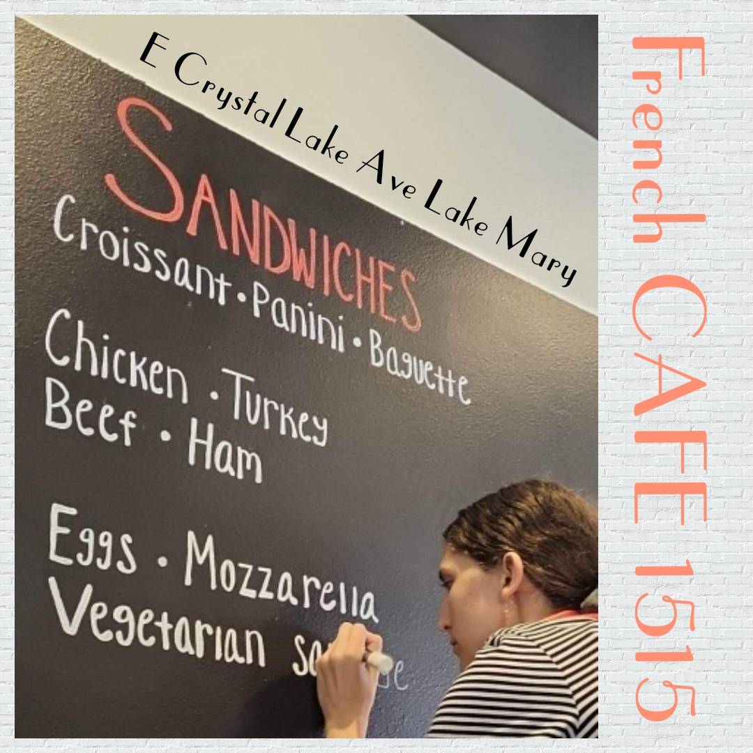 Menu at French CAFE 1515, Lake Mary