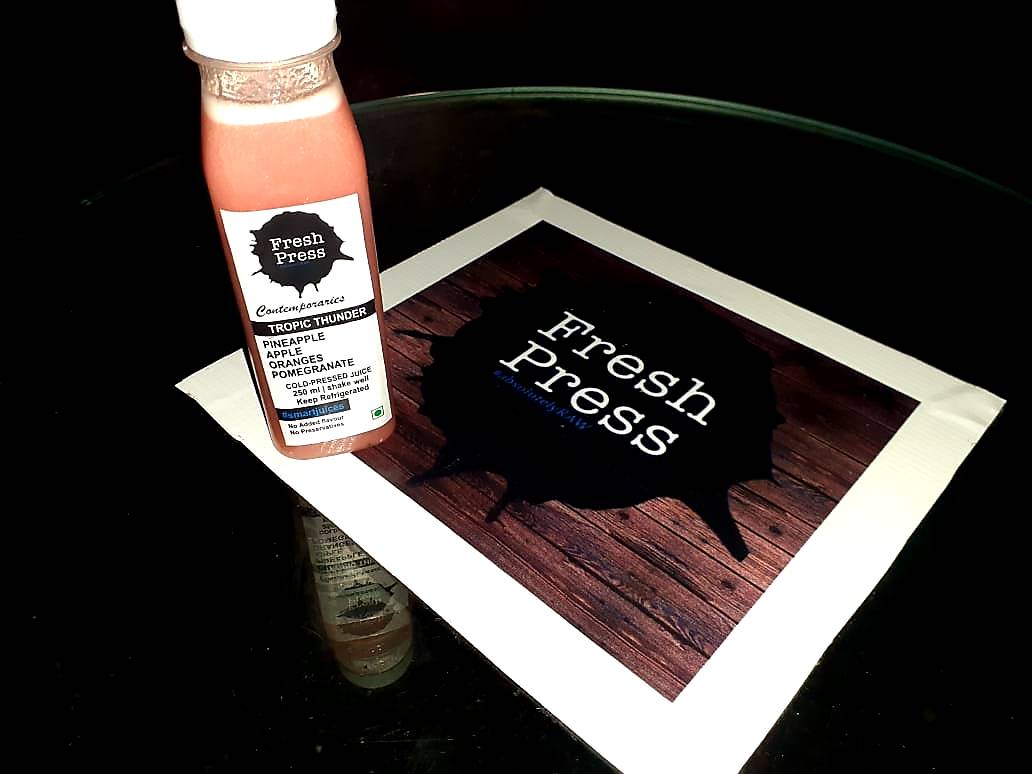 Menu at Fresh Press Juicery, Chennai