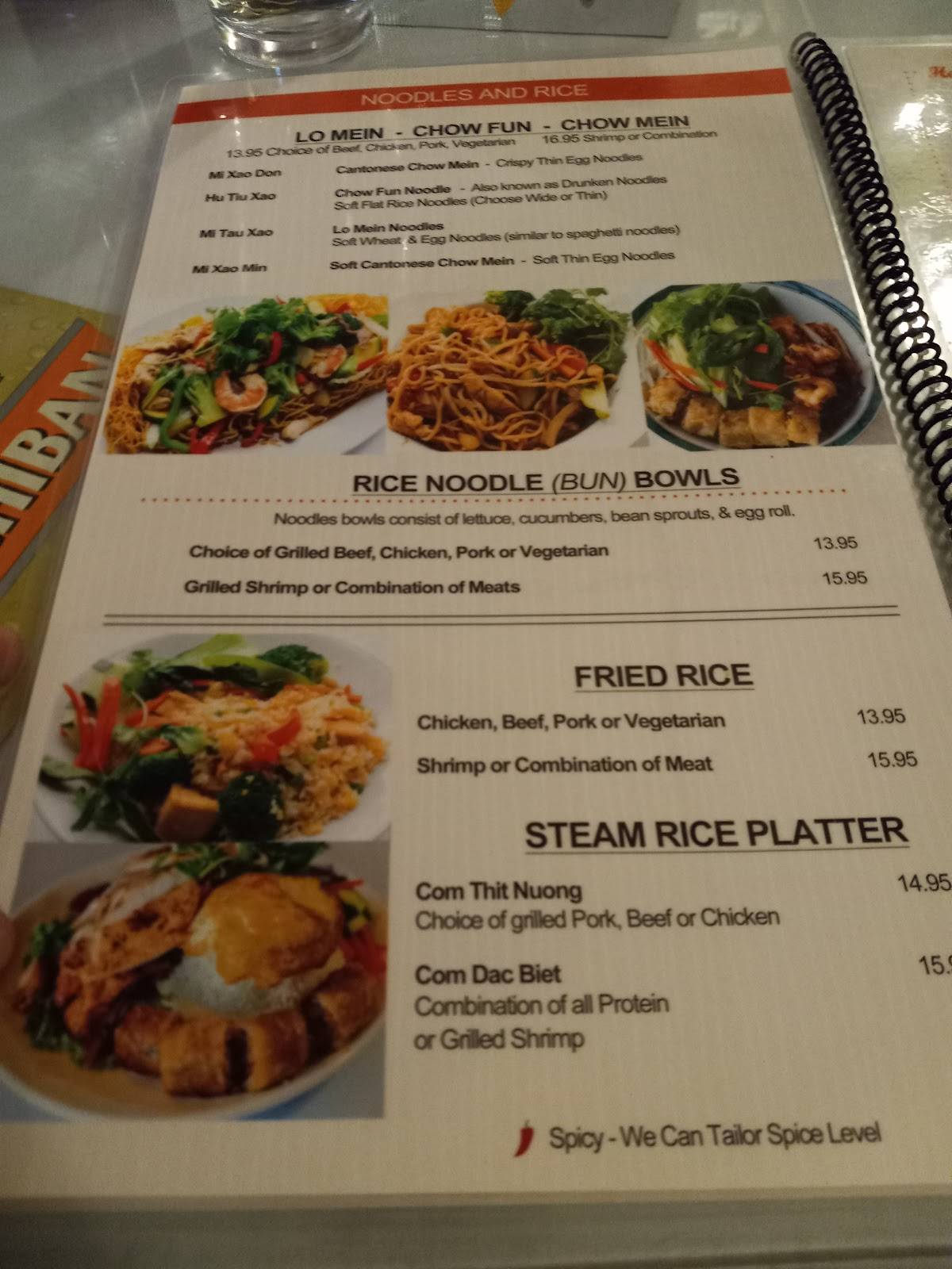 Menu at GOLDEN SAIGON Restaurant, Aurora