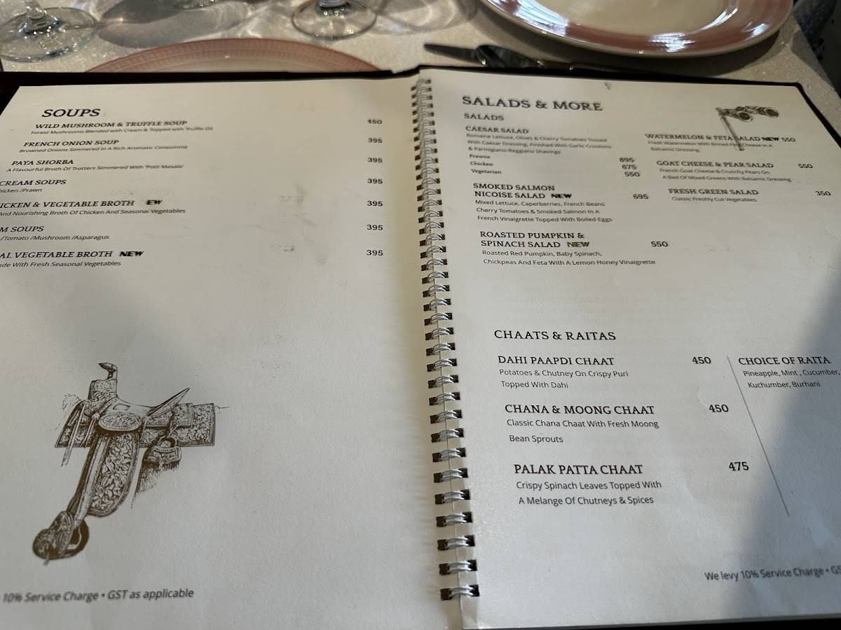 Menu at Gallops Restaurant, Mumbai, Gate no 1