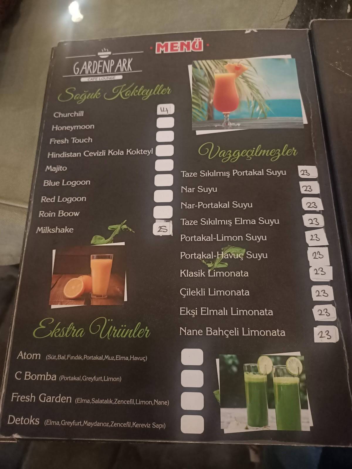 Carta de Garden park, Uluborlu