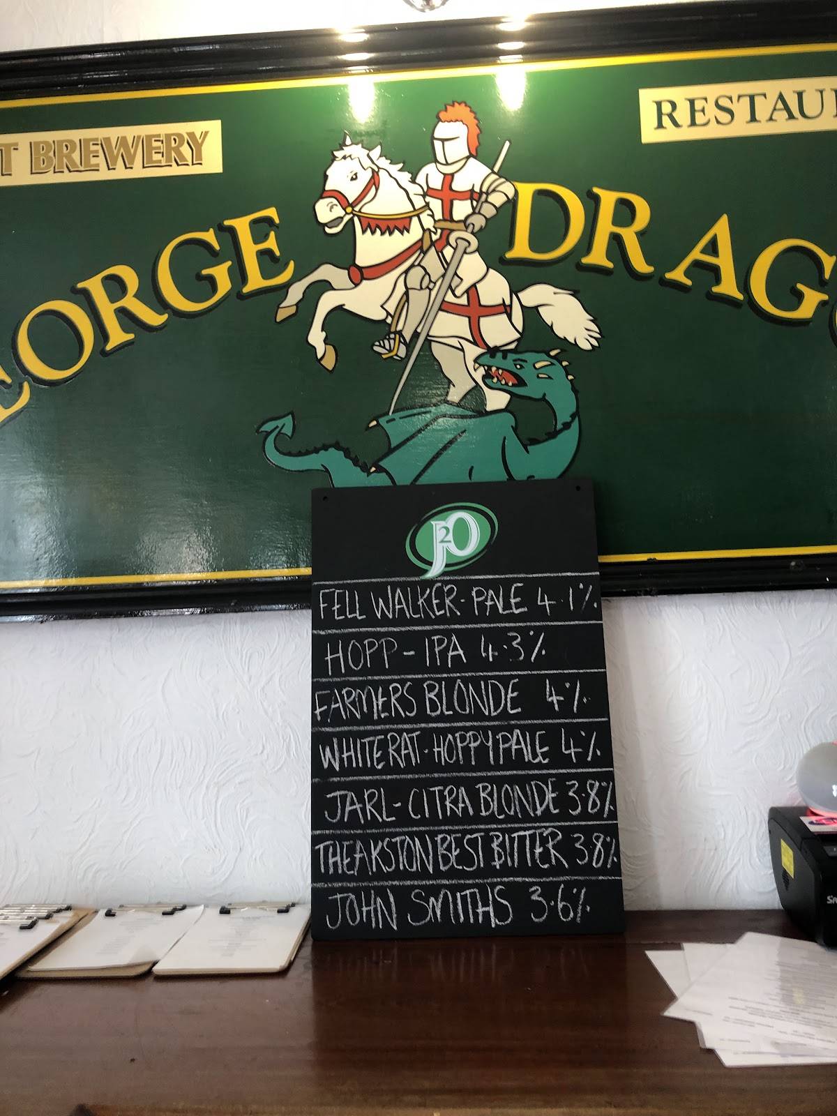 Menu at The George and Dragon Dent pub & bar, Dent