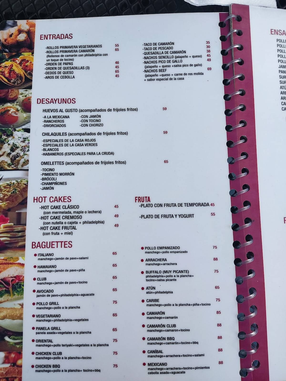 Carta del restaurante Ghundi Sahuayo, Sahuayo del Morelos, Constitución 356