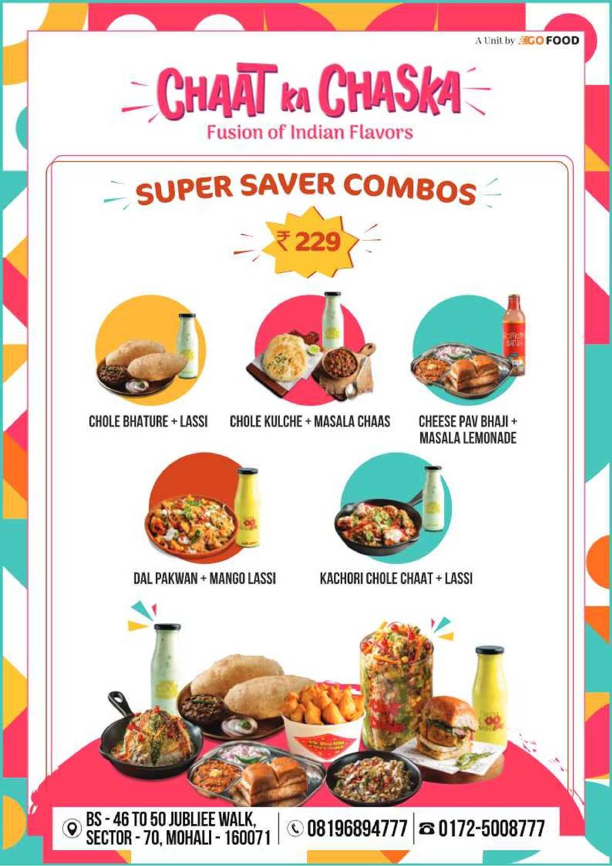 Menu at Go Food Jubilee Walk, Sahibzada Ajit Singh Nagar