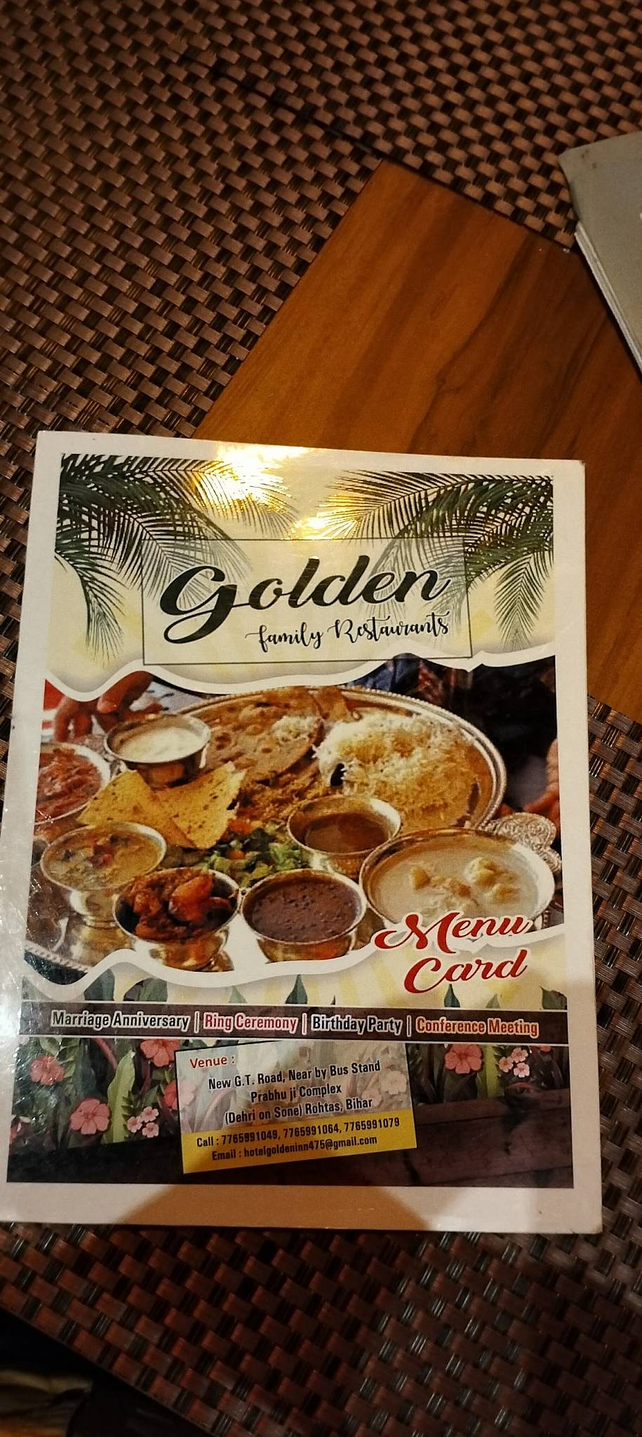 Menu at Golden Family Restaurant, Dehri-on-sone