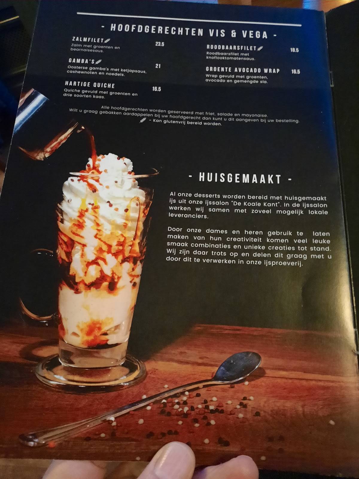 Menu at Grand Café Smit, Losser
