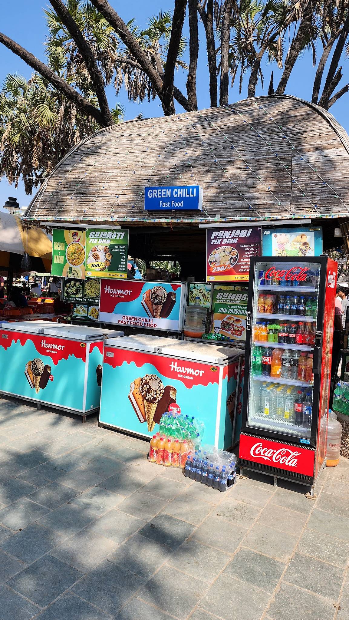 Menu at Green Chilli Fast Food, India, Nagoa Beach