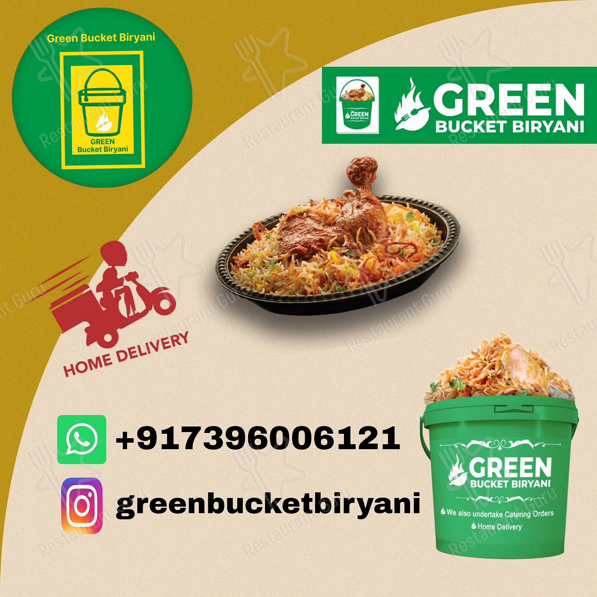 Menu at Green bucket biryani family restaurant Ac, Maripeda