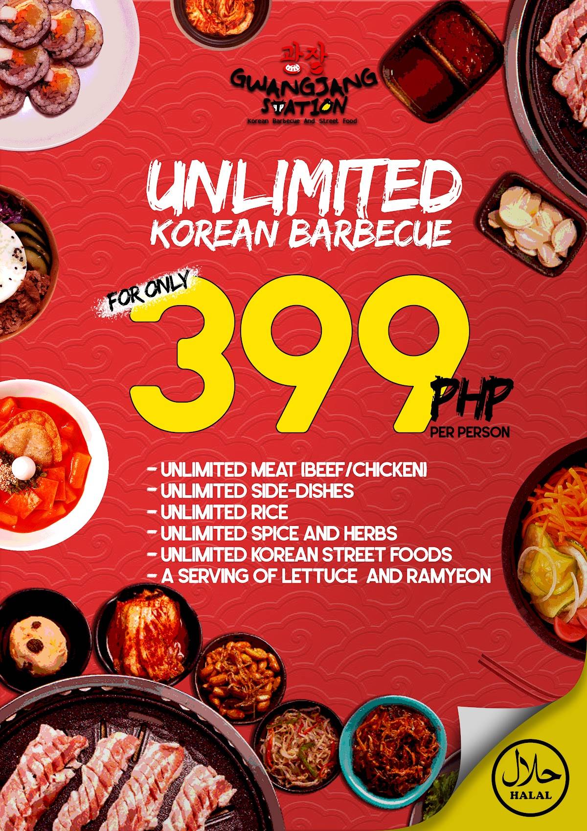 Menu at Gwangjang Station - Pagadian restaurant, Pagadian City