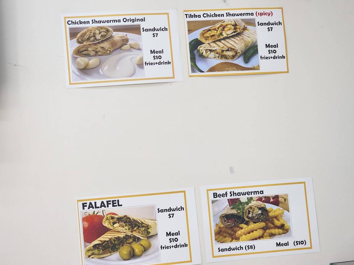 Menu at Halali restaurant, Cypress