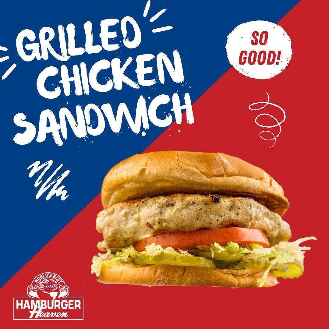 Carta del restaurante Hamburger Heaven, Birmingham, US-280