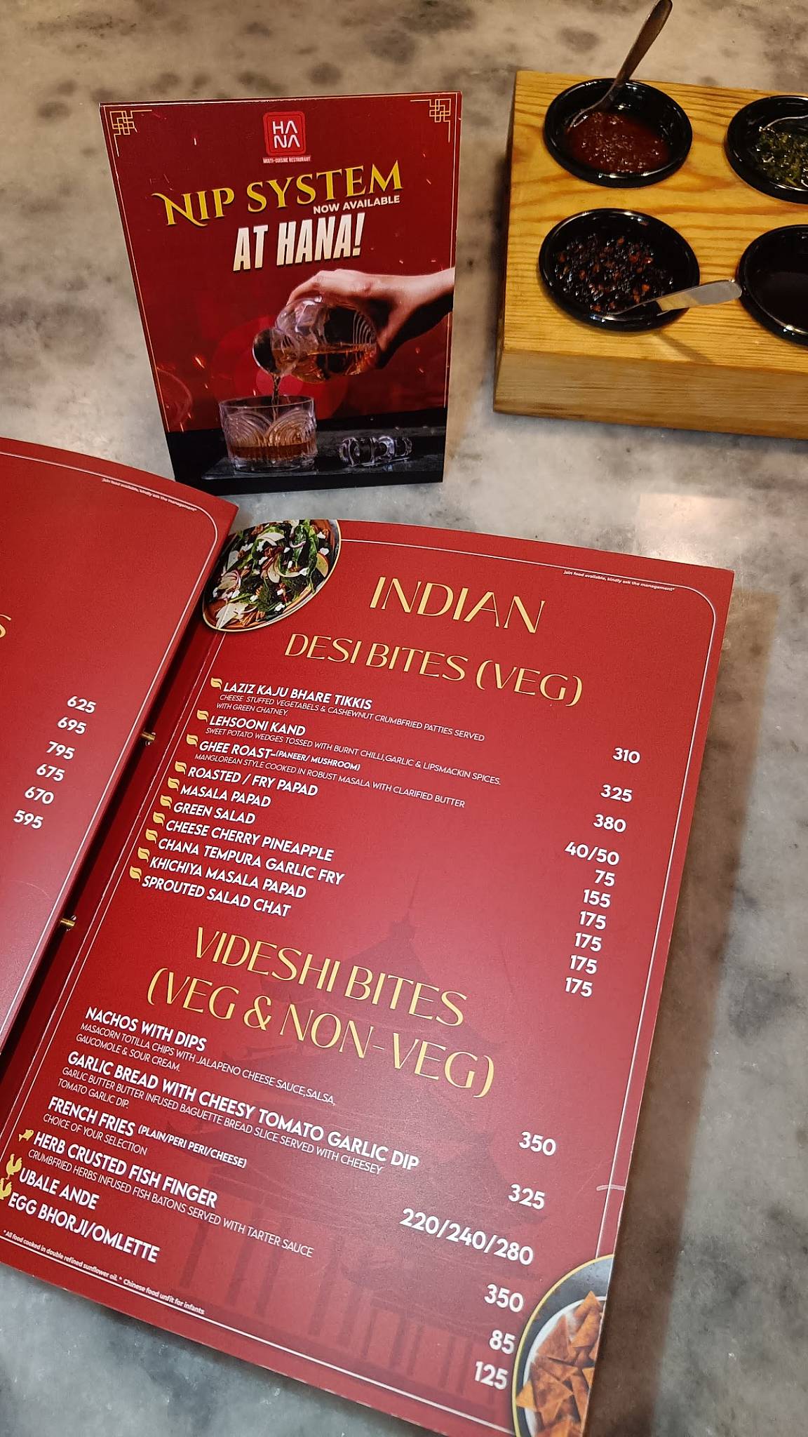 Menu at Hana - Pan Asian Cocktail Bar, Thane