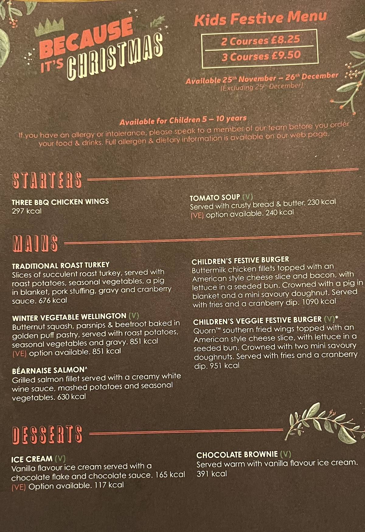 Menu at Hanbury Arms pub & bar, Newport