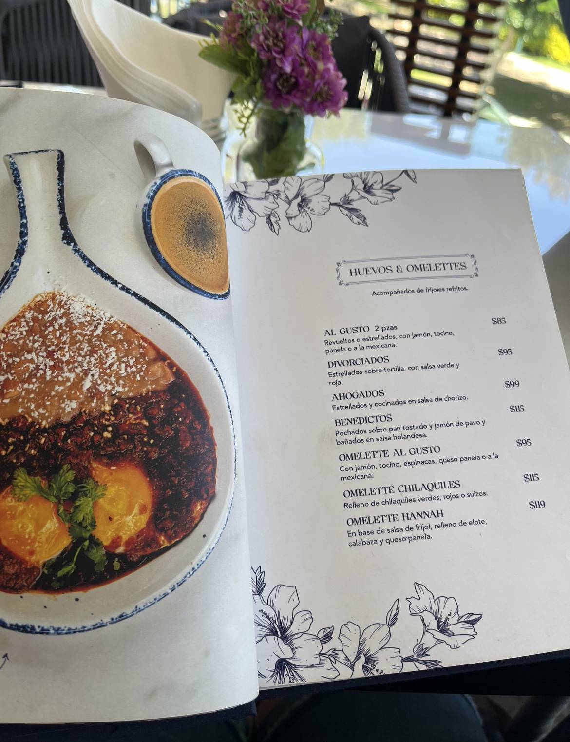 Carta del restaurante Hannah & Michael, Leon