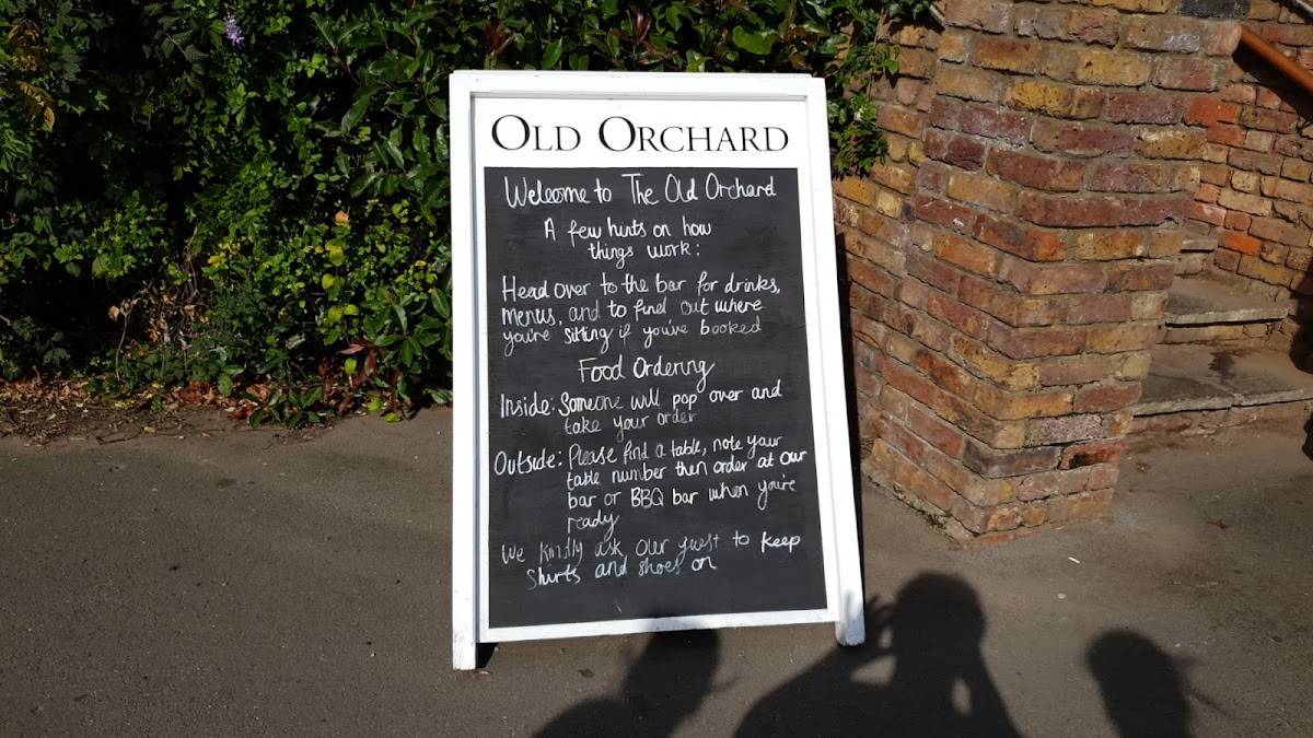 Menu at The Old Orchard pub & bar, Ruislip