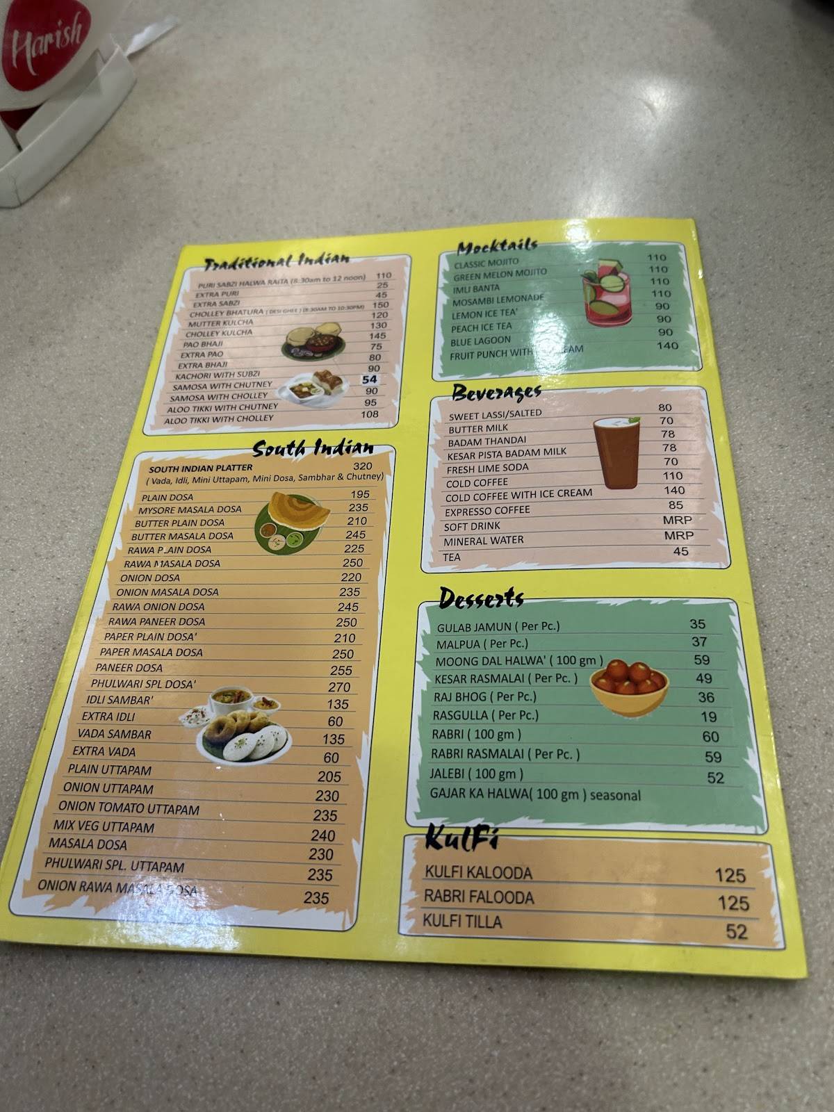 Menu at Harish Bakery, Bhiwadi, 6R45+496