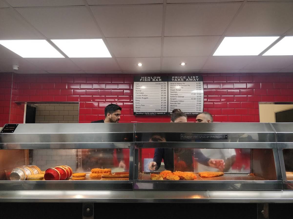 Menu at Henlow Fish and chips restaurant, Henlow