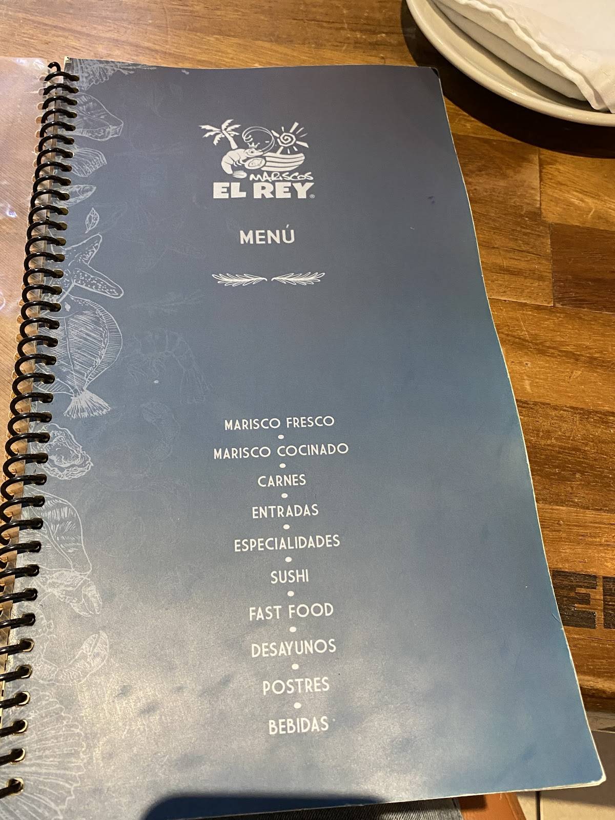 Carta del restaurante MARISCOS EL REY, Hermosillo, Reforma #277 e ...