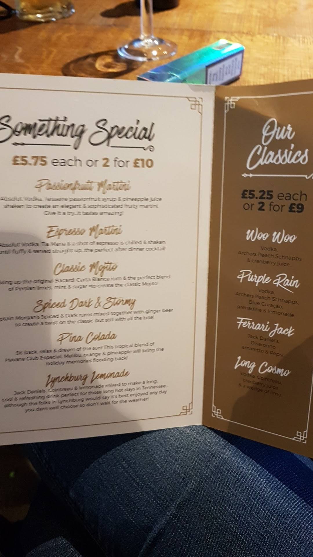 Menu at Hoghton Arms pub & bar, Withnell, Blackburn Road