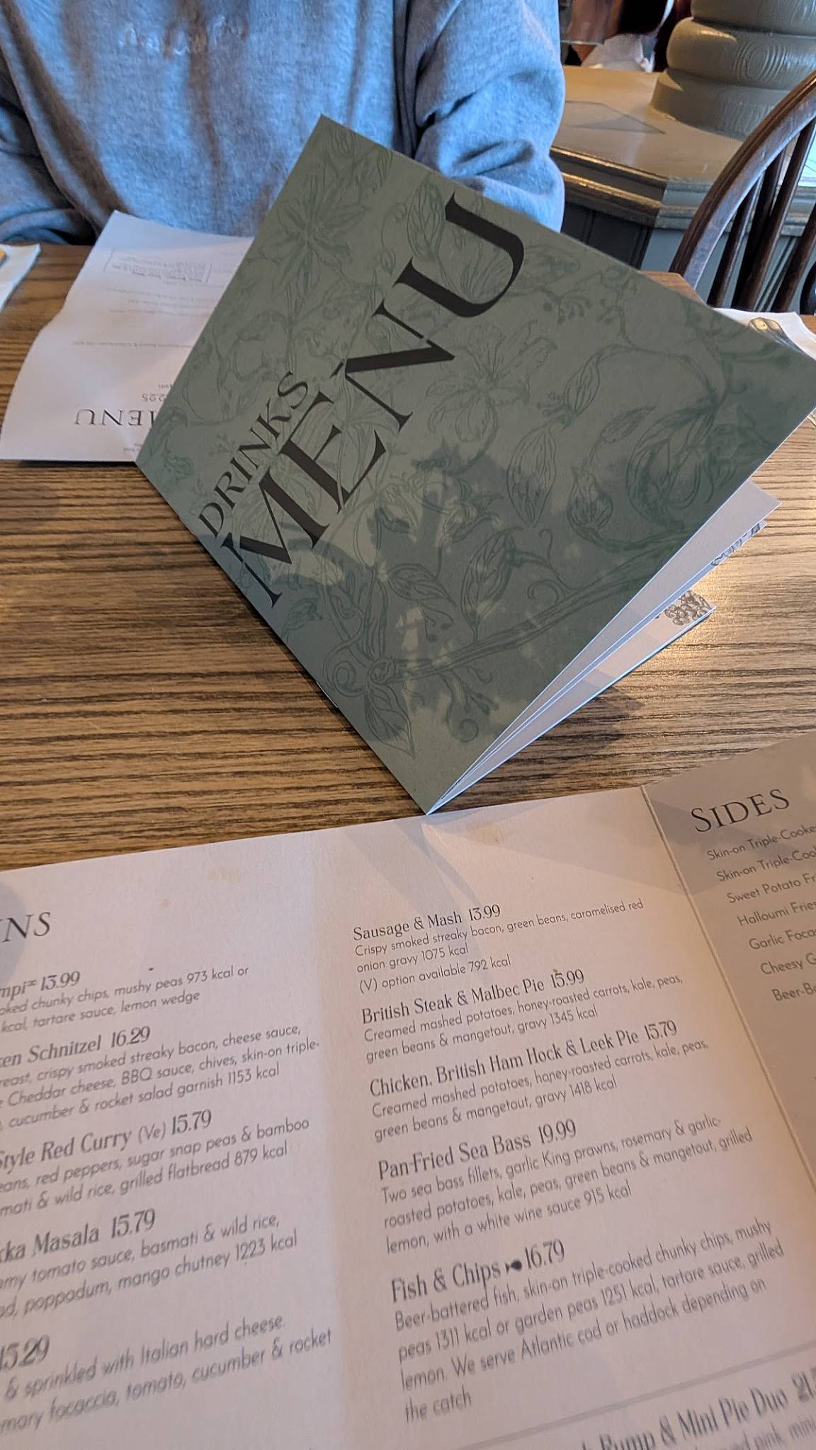 Menu at Hoghton Arms pub & bar, Withnell, Blackburn Road