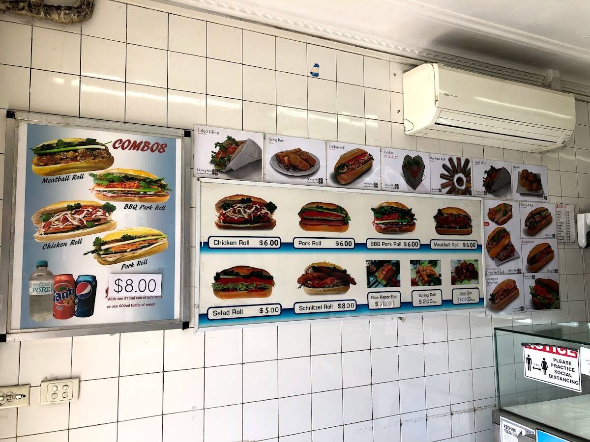 Menu at Hong Ha Bakery Mascot, Mascot