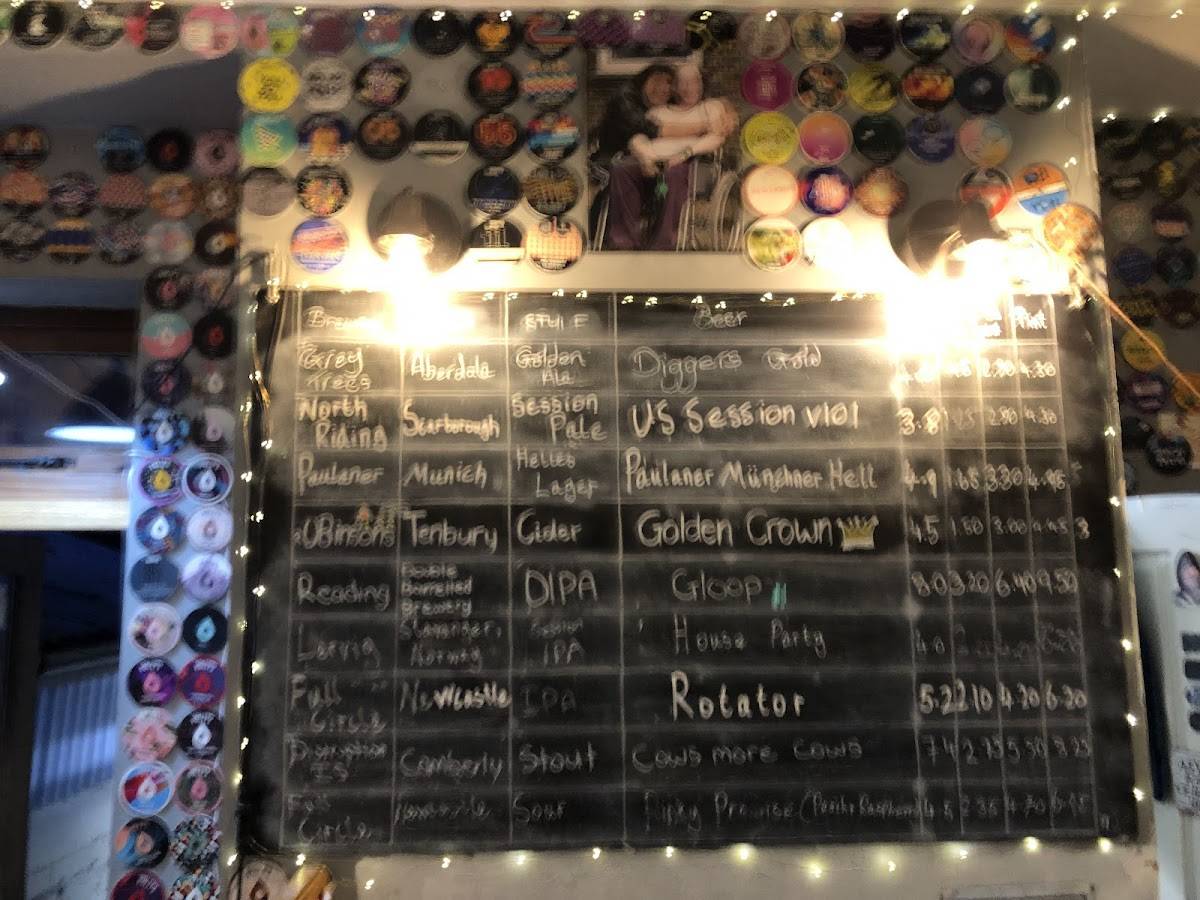 Menu at Hop In And and Gin pub & bar, Brecon