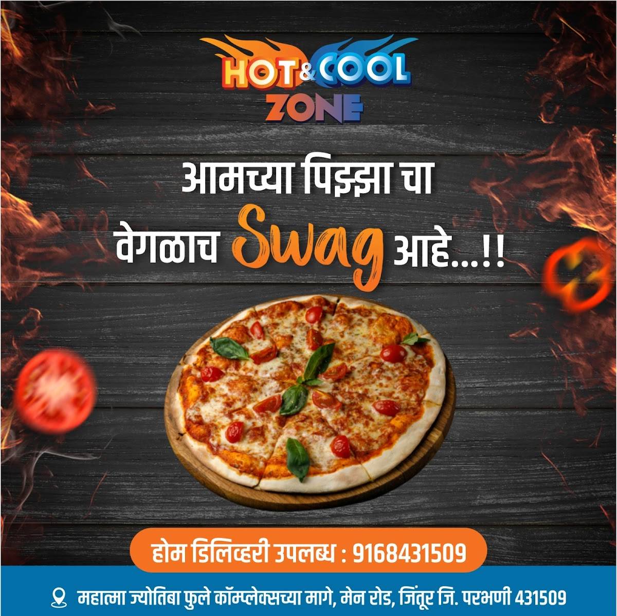 Menu at Hot & Cool Zone, Jintur