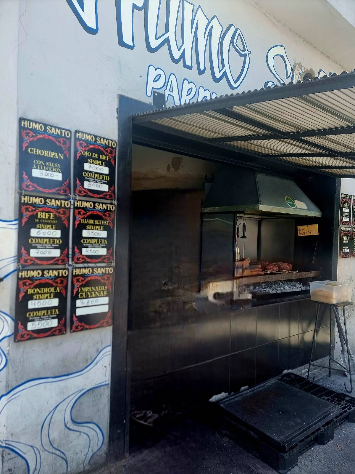 Carta del restaurante Humo Santo, Gerli