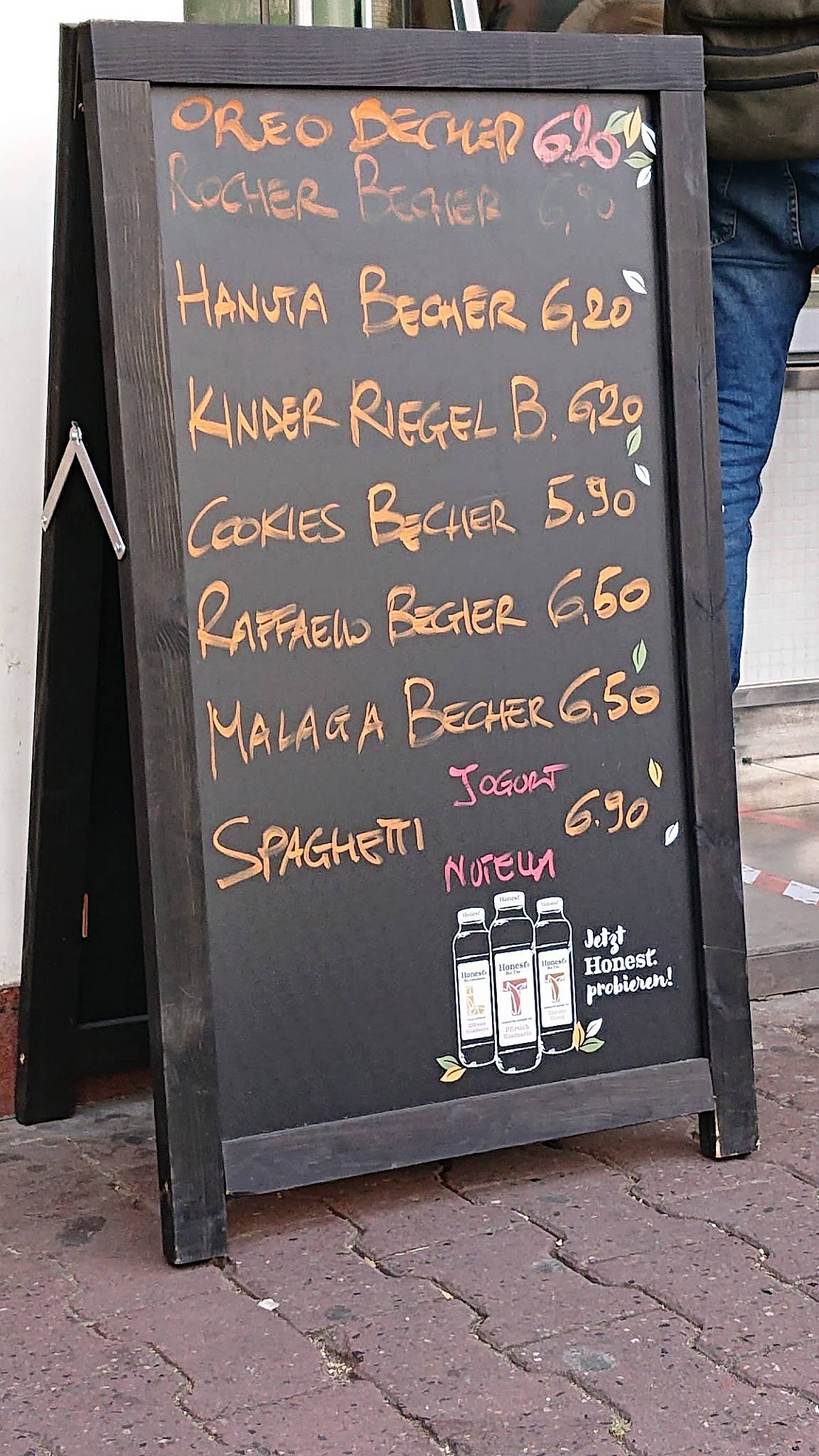 Speisekarte von Eis Café Milano pub & Bar, Frankfurt am Main