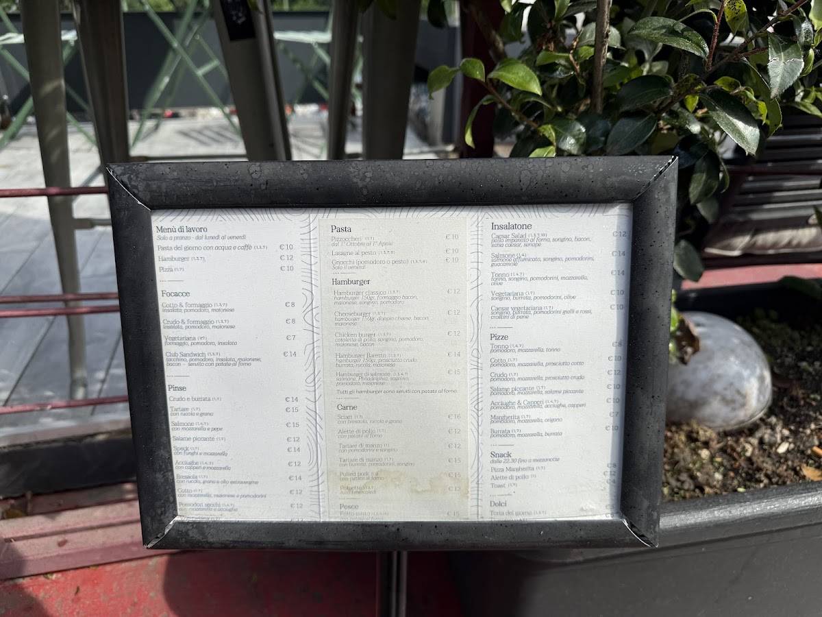 Menu da Il Baretto, Moltrasio, Via Roma