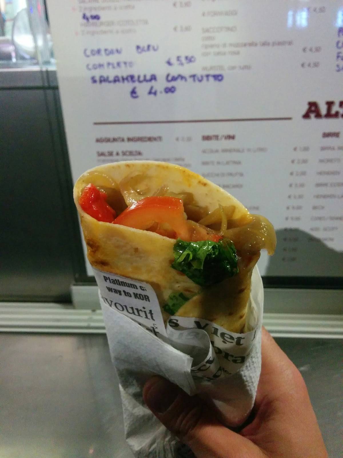 Menu da Il Chiosco ARCOBALENO ristorante, Milano