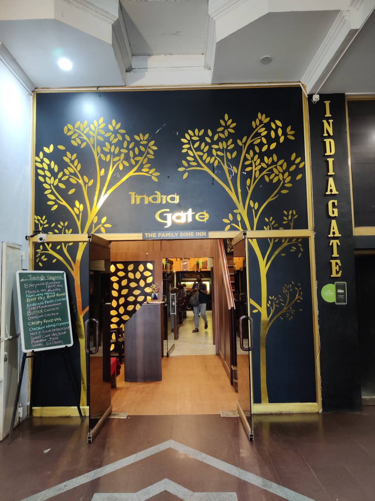 Menu at India Gate, Thrissur, Kalliyath Royal Square