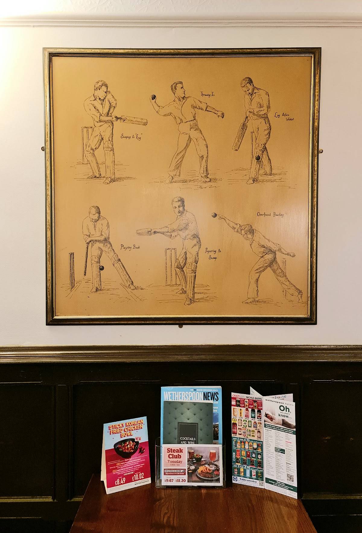 Menu at The Cricketers - JD Wetherspoon pub & bar, Ipswich