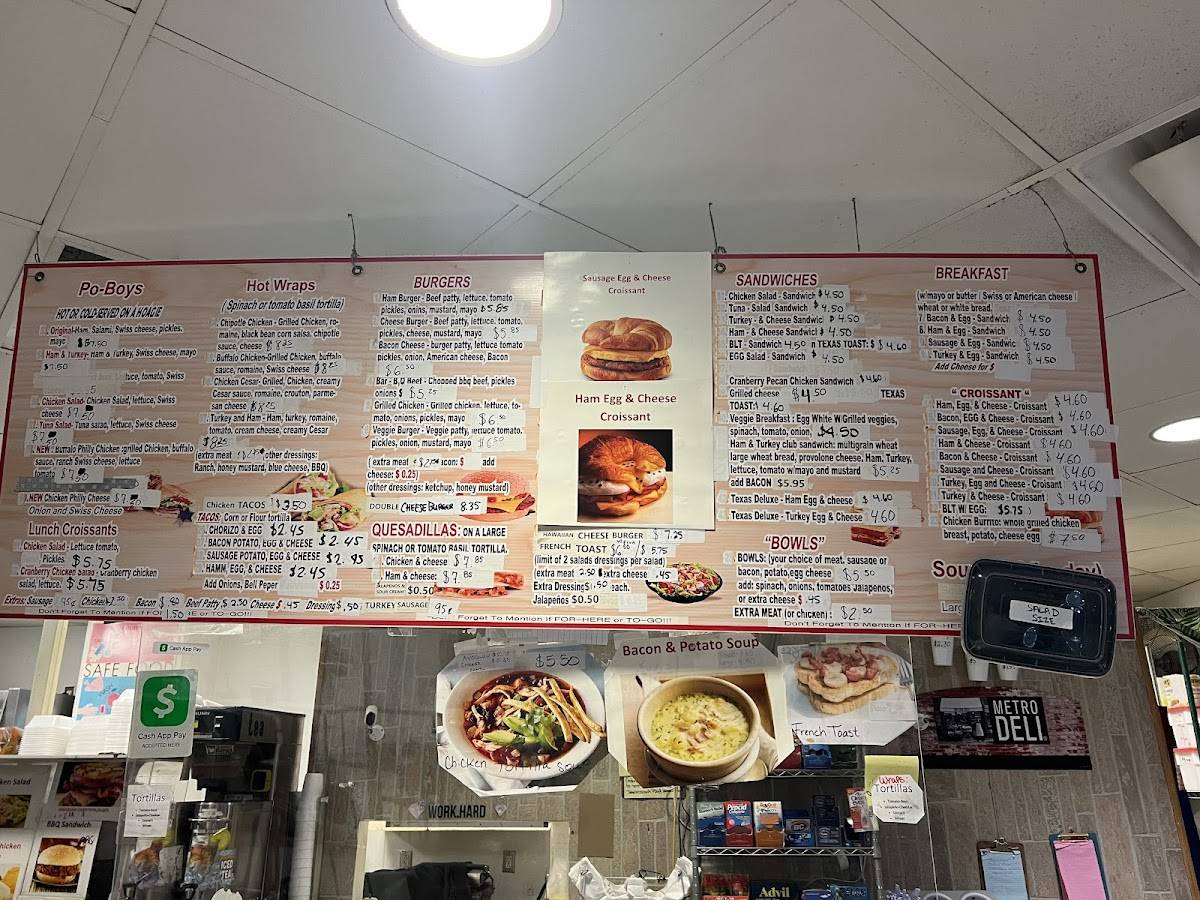 Menu at Isabella’s Snack Bar & Deli, Houston