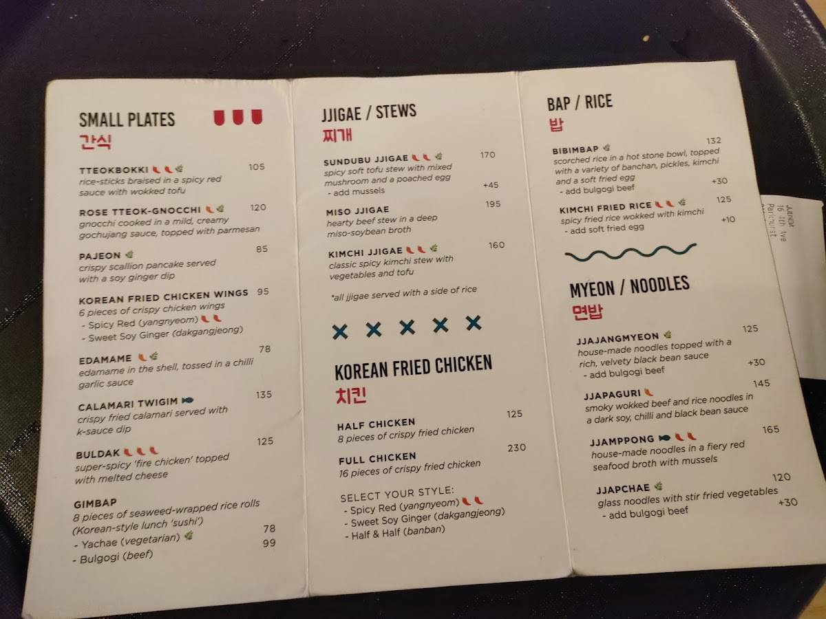 Menu at JJUNDA by Momo restaurant, Randburg