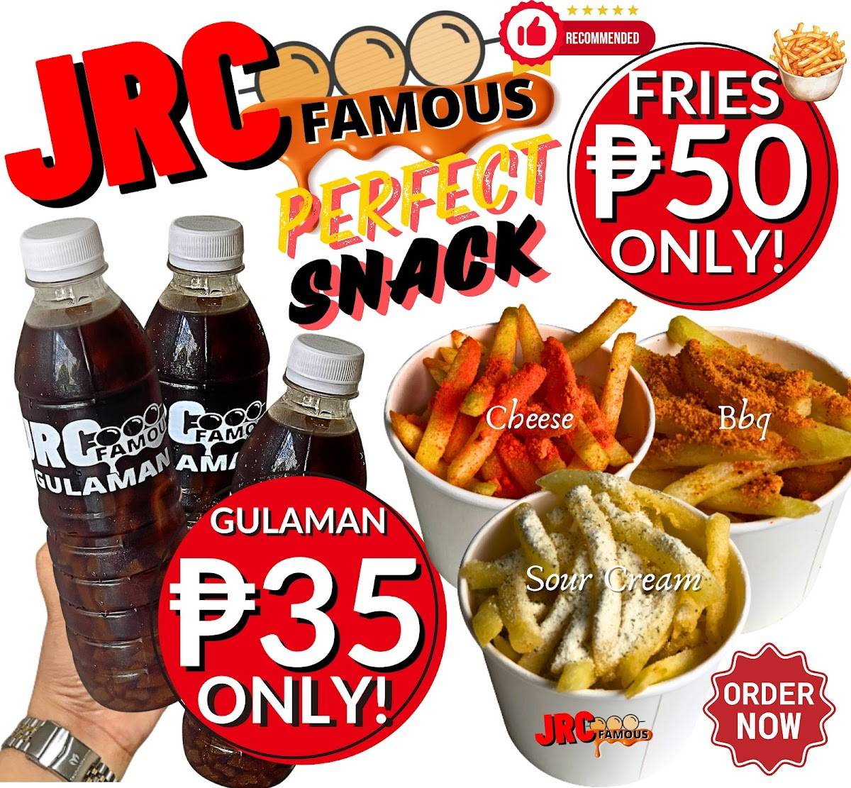Menu at JRC Famous Fishball (Street Food Stall) restaurant, Marikina