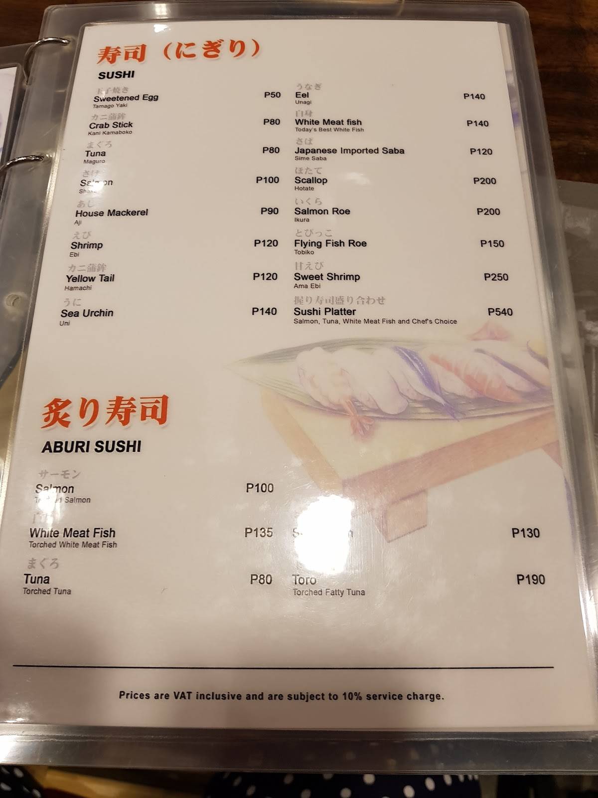 Menu at Japan Fūdo Street restaurant, Quezon City, Unit# JT - 10