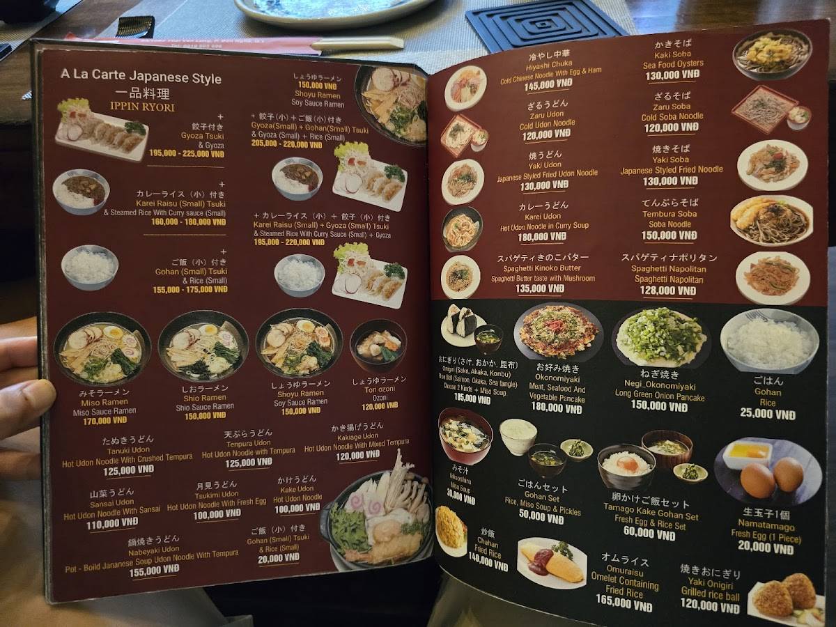 Menu at Japanese Dining Bar IROHA, Ho Chi Minh City, 8a/10b2 Thái Văn Lung