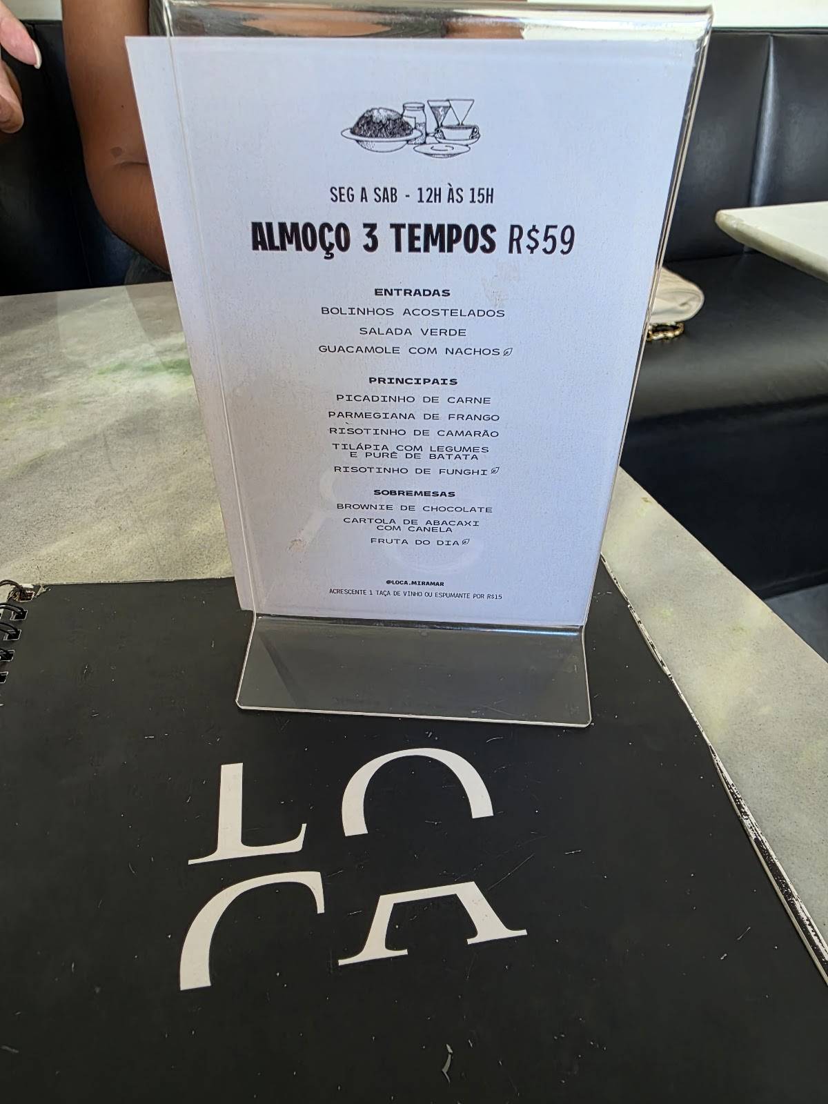 Menu em Loca Como Tu Madre restaurante, João Pessoa