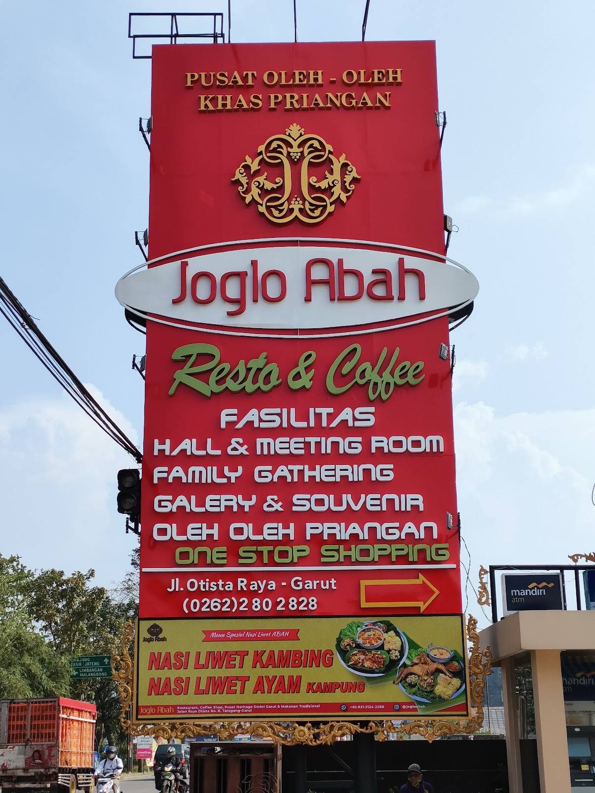 Carta del restaurante Joglo Abah Resto, Kedai Kopi dan Pusat Oleh-oleh ...