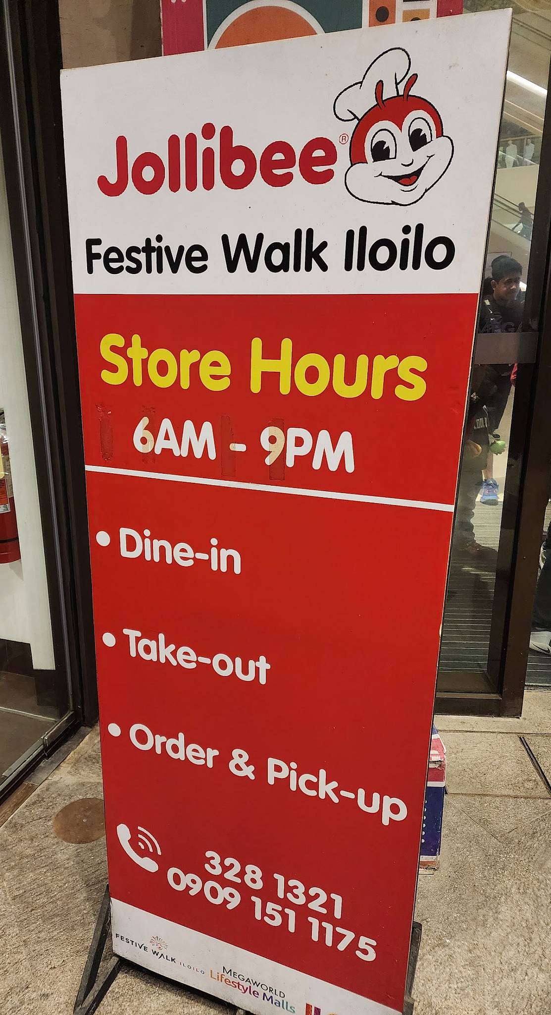 Menu at Jollibee restaurant, Iloilo City, Iloilo Business Park (Megaworld